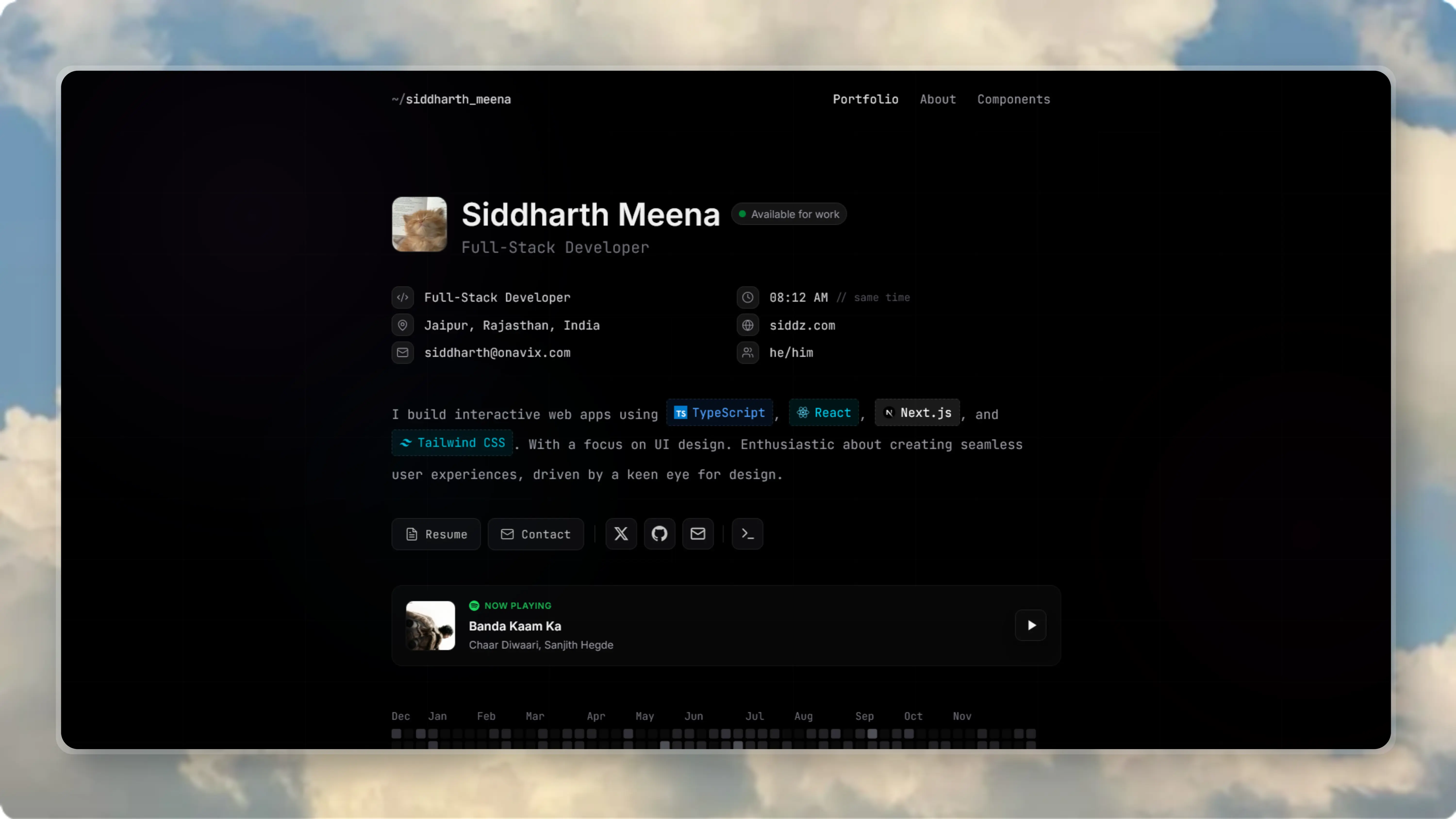 Siddharth Meena | Full-Stack Developer